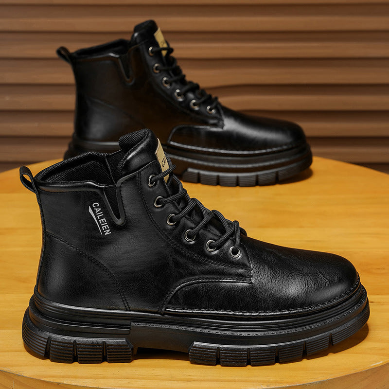 🔥🔥50% de descuento【Tallas 38-46】Nuevas botas Martin altas para hombre ...